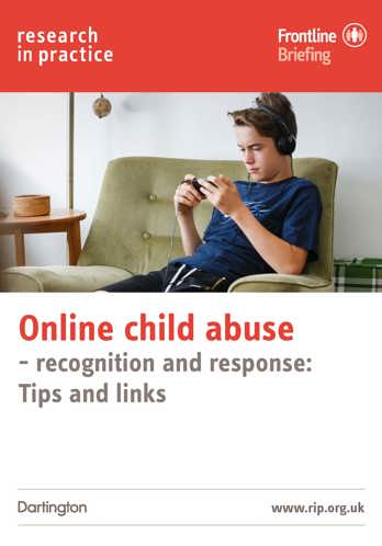 Online child abuse - recognition and response: Frontline Tool (2017 ...